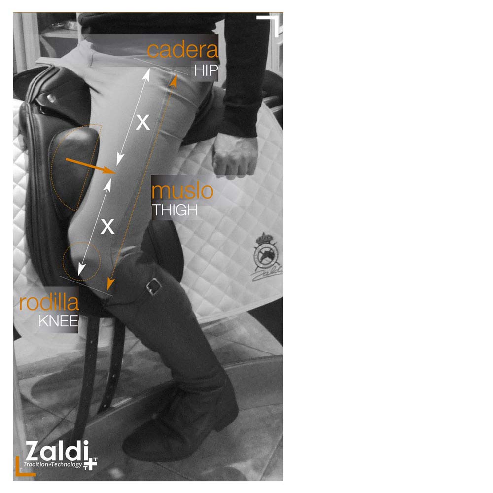 ZALDI DRESSAGE SADDLE ROYAL DOMA DEEP TM